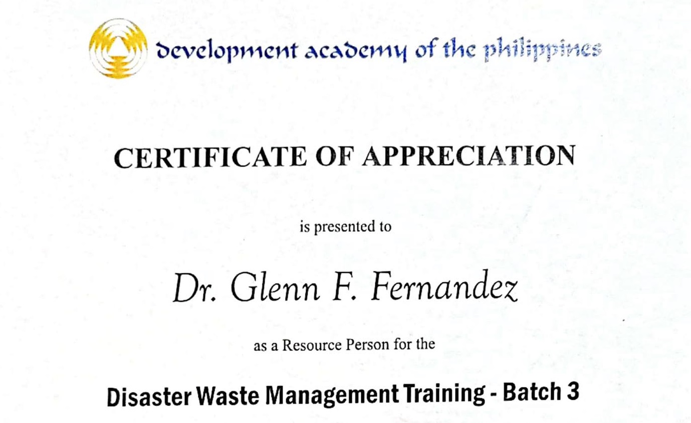 Philippines – Post-Typhoon Disaster Waste Management